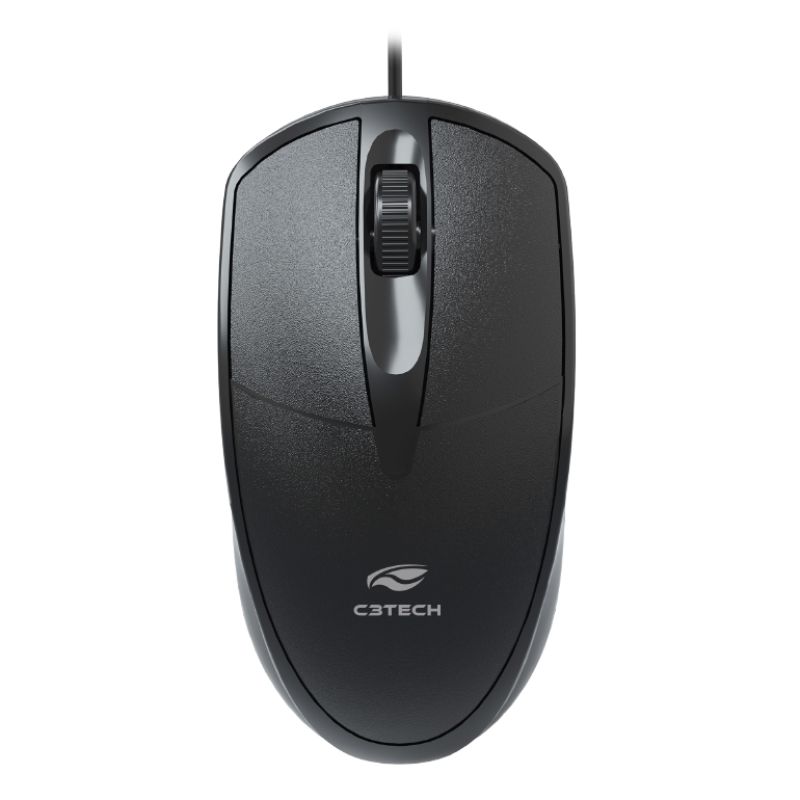 MOUSE OPTICO MS-31BK PRETO USB C3 TECH@ - JOÃO BARONI INFORMÁTICA