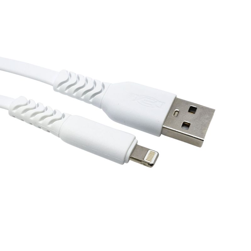 CABO IPHONE USB LIGHTNING 2.4A 5V FLAT 1,2 METROS BRANCO DCB-20 DEX ...